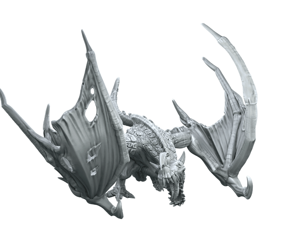 Winged Drake Mount - Models and Minis UK