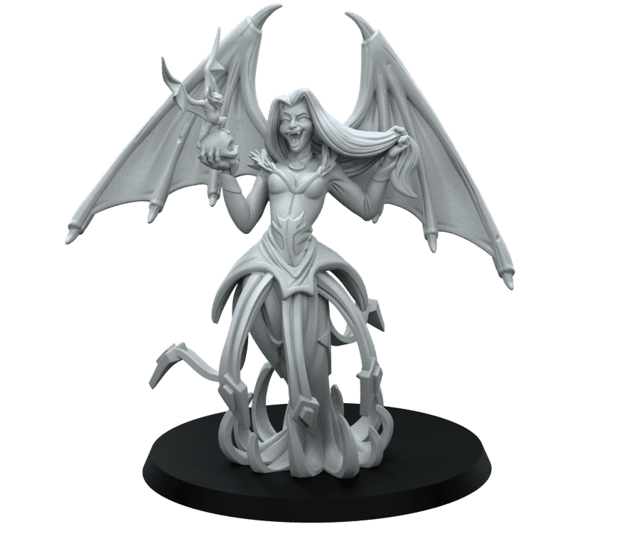 Celeste Silver - Winged Vampire - Models and Minis UK
