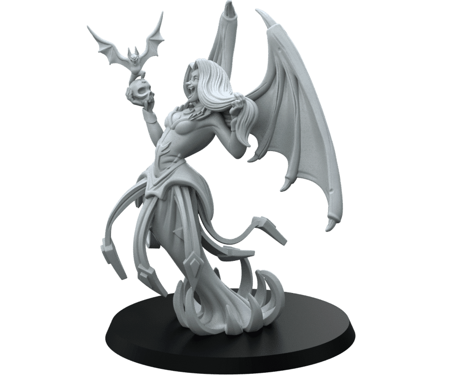 Celeste Silver - Winged Vampire - Models and Minis UK