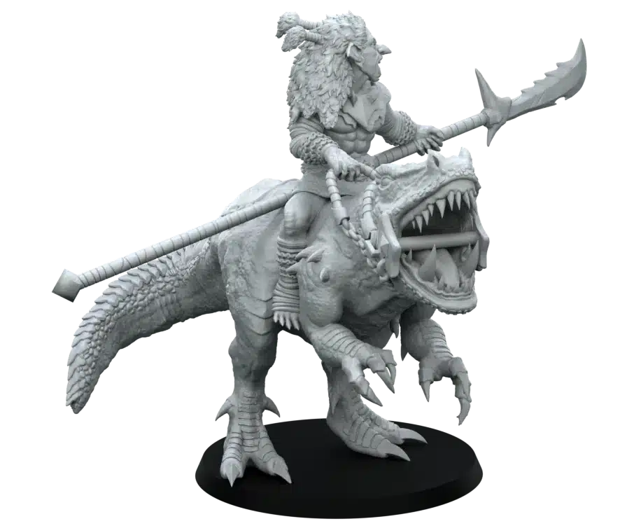 Goblin Dinosaur Riders - ForMySin Designs - Models and Minis UK